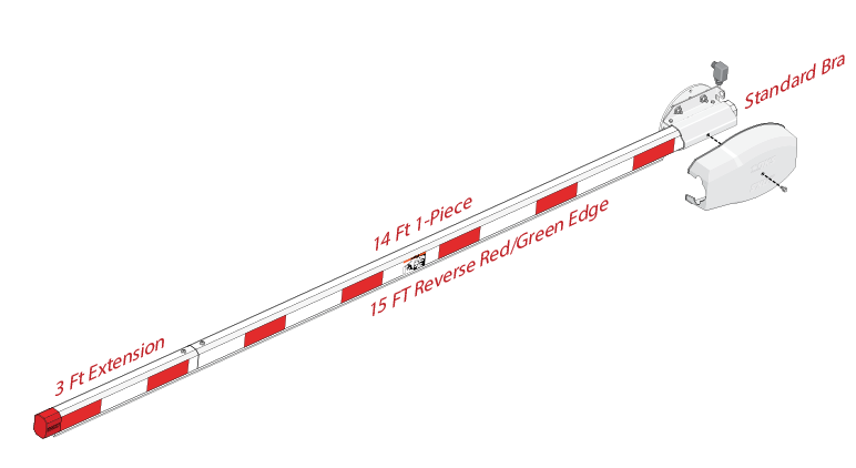 Arm Options - 1602 Parking Gate
