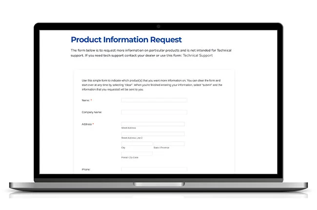 Product Information Request