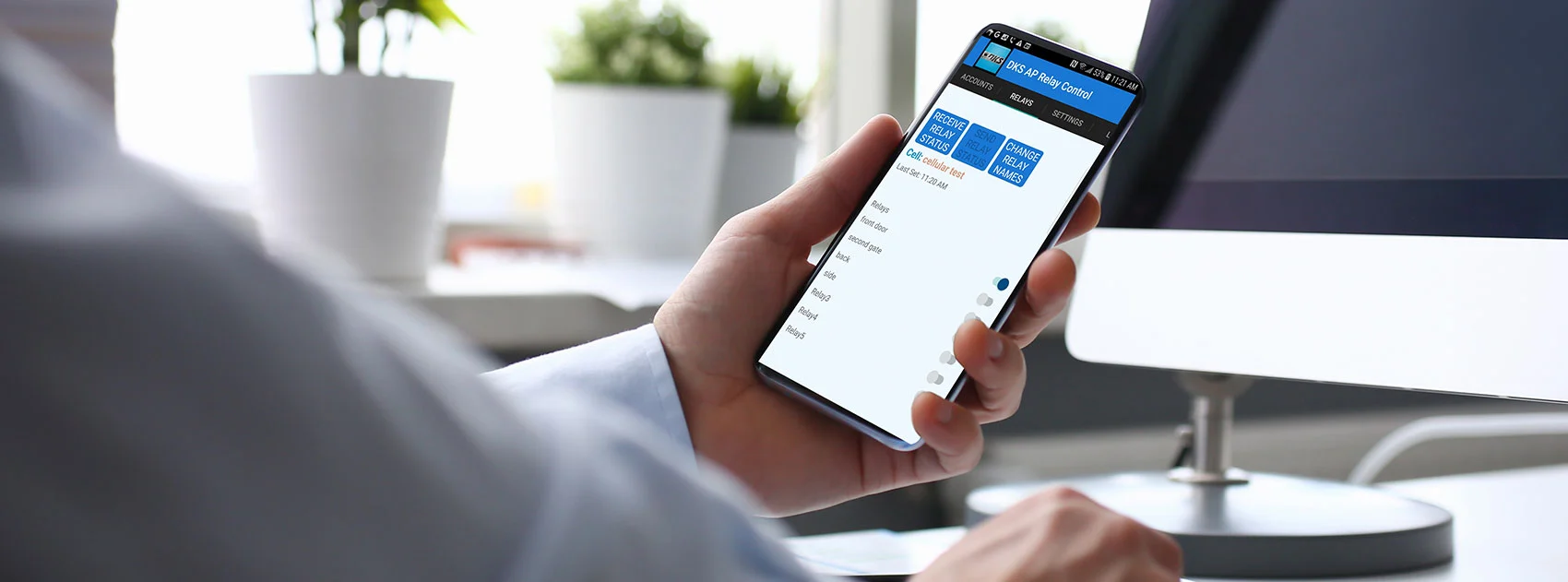 Relay Control App – Access Plus | Manage DKS Systems Remotely
